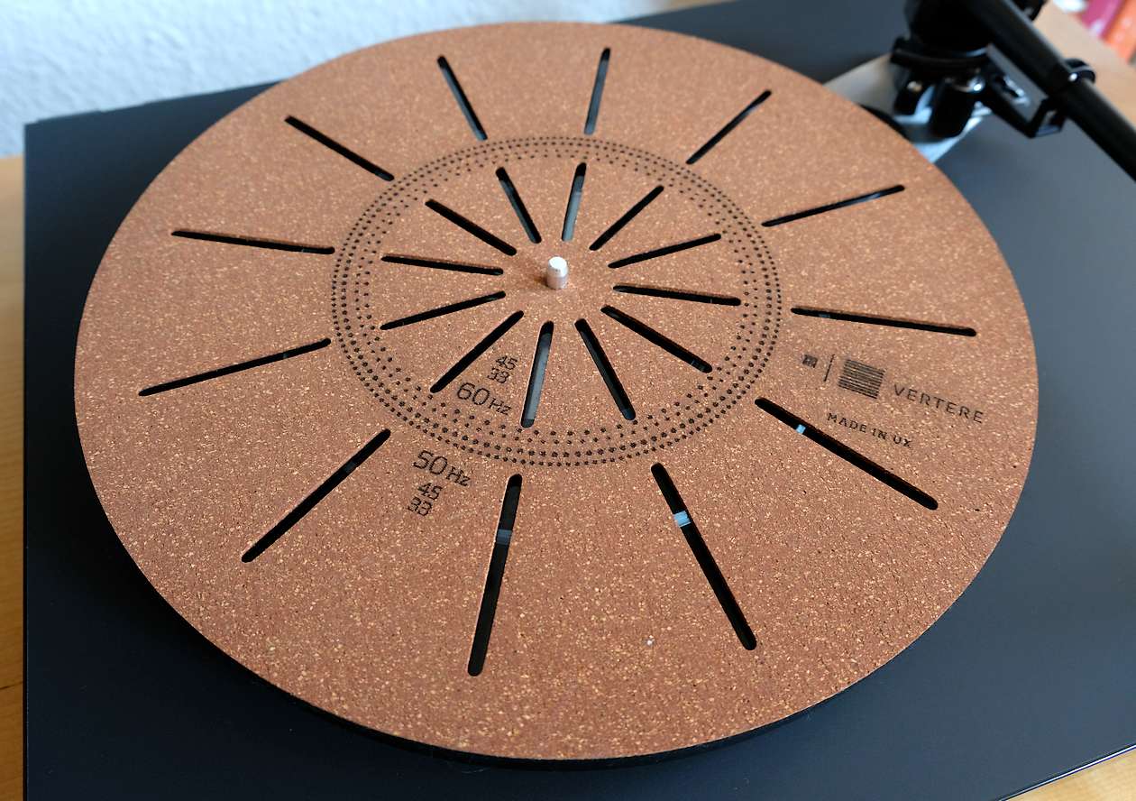 Vertere Techno Mat Plattentellerauflage - Symbiose aus Kork und Filz ...