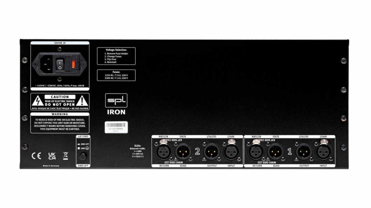 SPL IRON Mastering Compressor: Neue Hardware-Revision, neue Features ...
